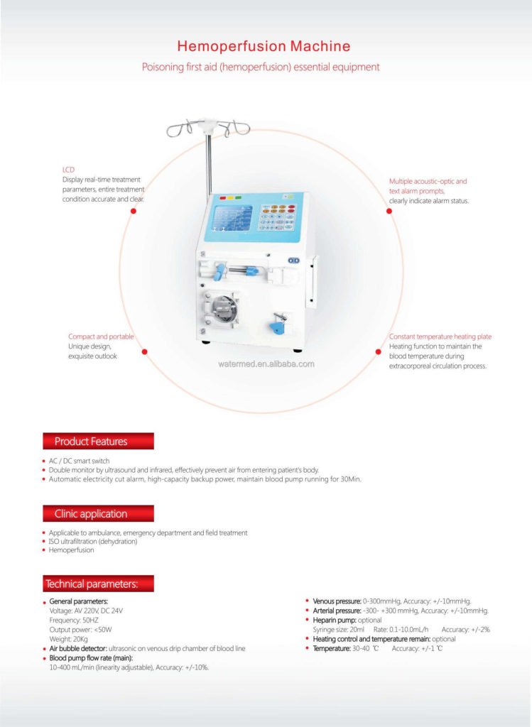 One Pump Hemoperfusion Machine NEUHM21 | Neuvar